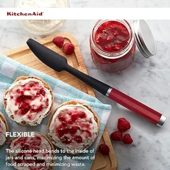 KitchenAid | Kitchen | Kitchenaid Empire Red Color Slender Jar Spatula ...